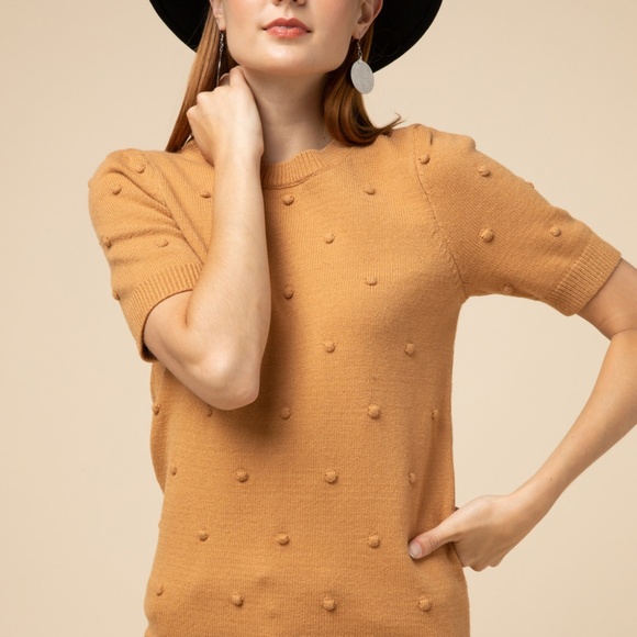 entro | Sweaters | Textured Dot Sweater | Poshmark